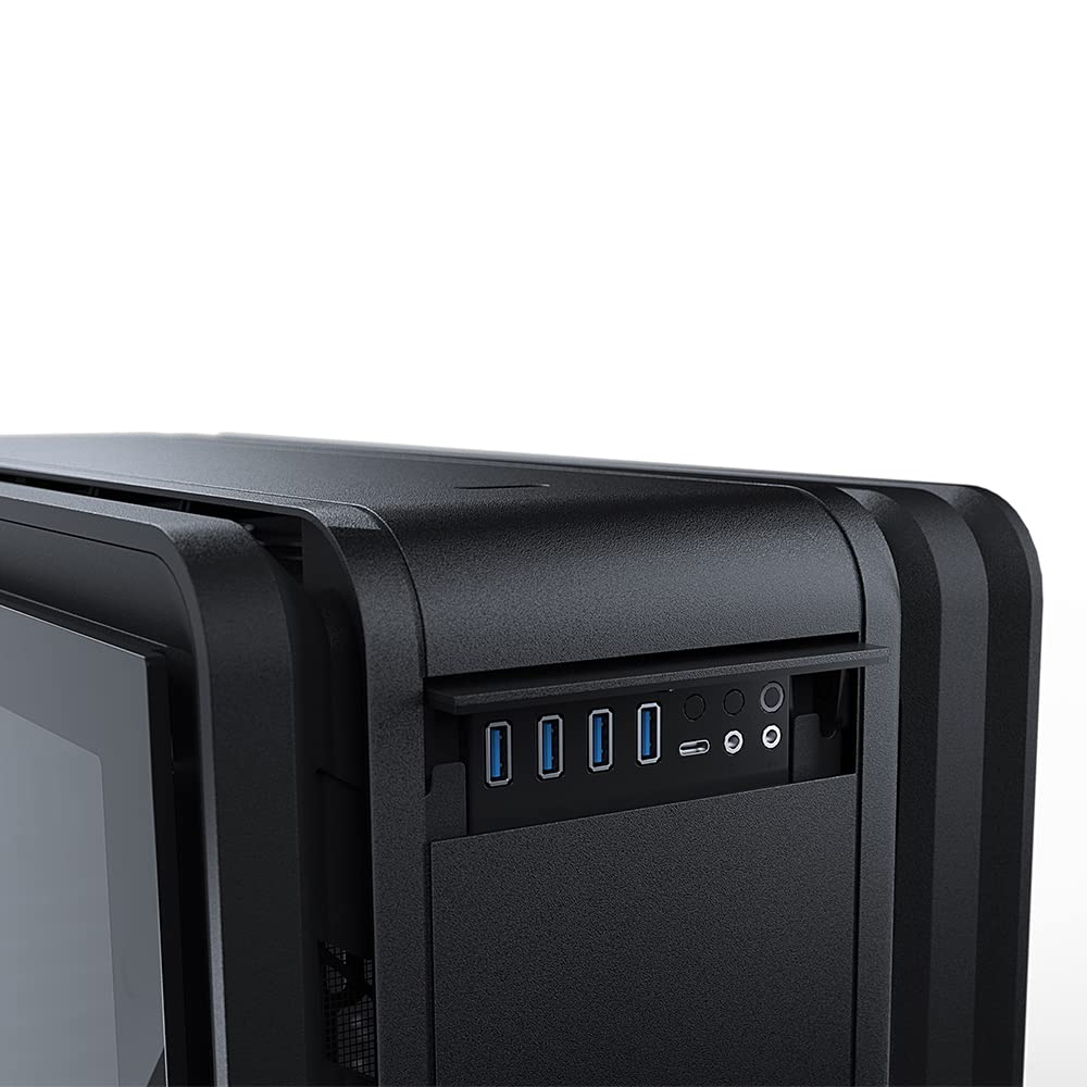 Phanteks Enthoo 719 (PH-ES719LTG_DBK01) High Performance Full Tower Case – Tempered Glass, Aluminum panels, dual system/psu support, massive storage, Fan Hub, Digital-RGB lighting, Black