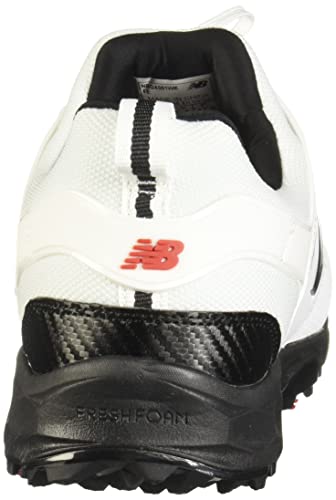 New Balance Men's LinksPro Golf Shoe, White/Black, 8.5 X-Wide