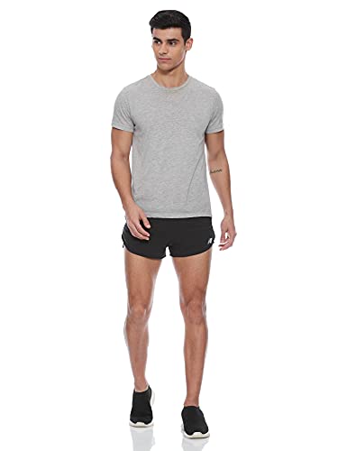 New Balance Men's Impact Run 3 Inch Split Short, Black , Medium