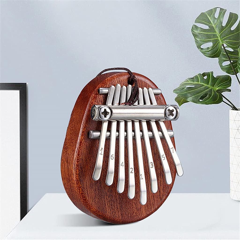 WSJIE 8 Key Mini Exquisite Finger Thumb Piano Musical Good Accessory Pendant Gift