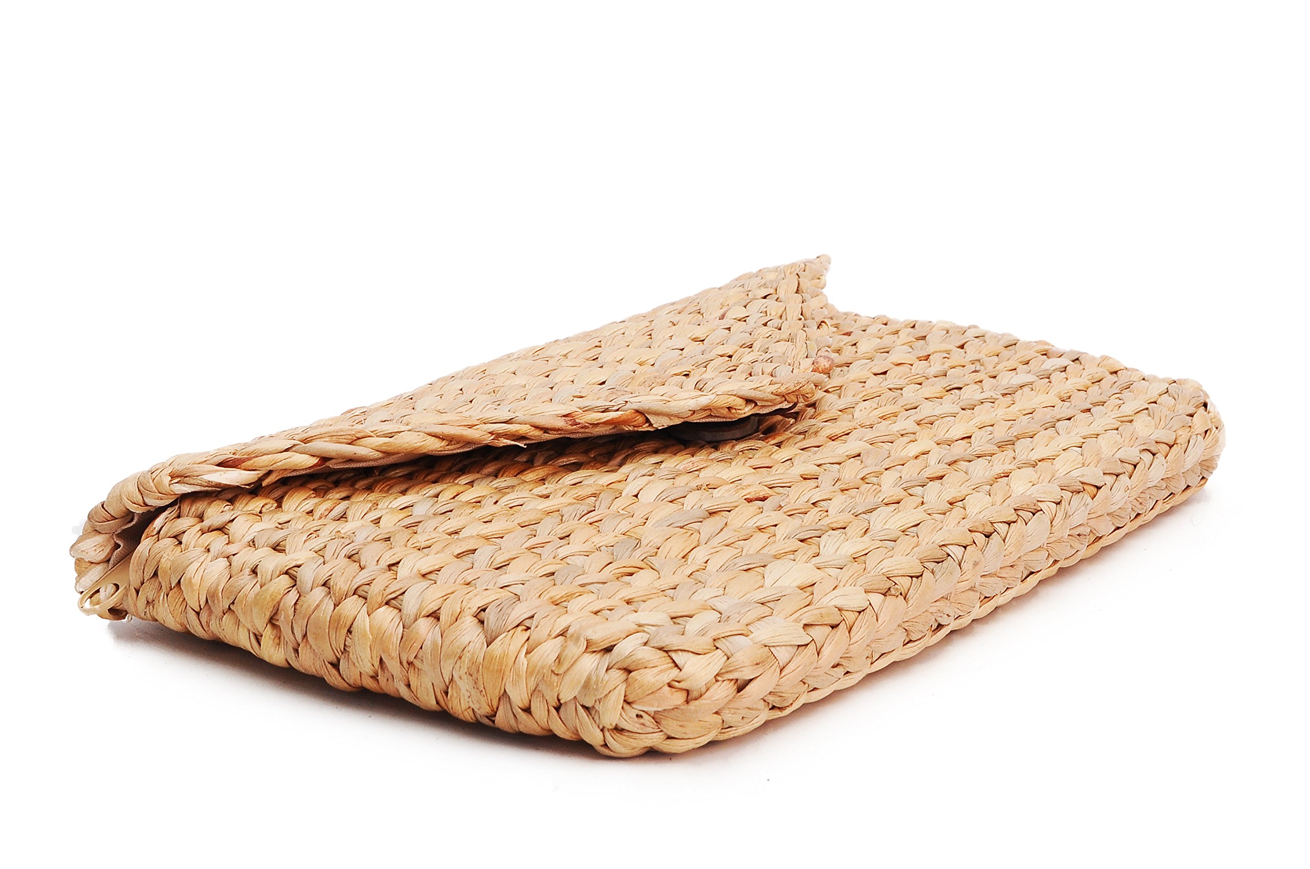 Mini Vintage Handmade Knit Bamboo Rattan Straw Clutch Bag/Handbag