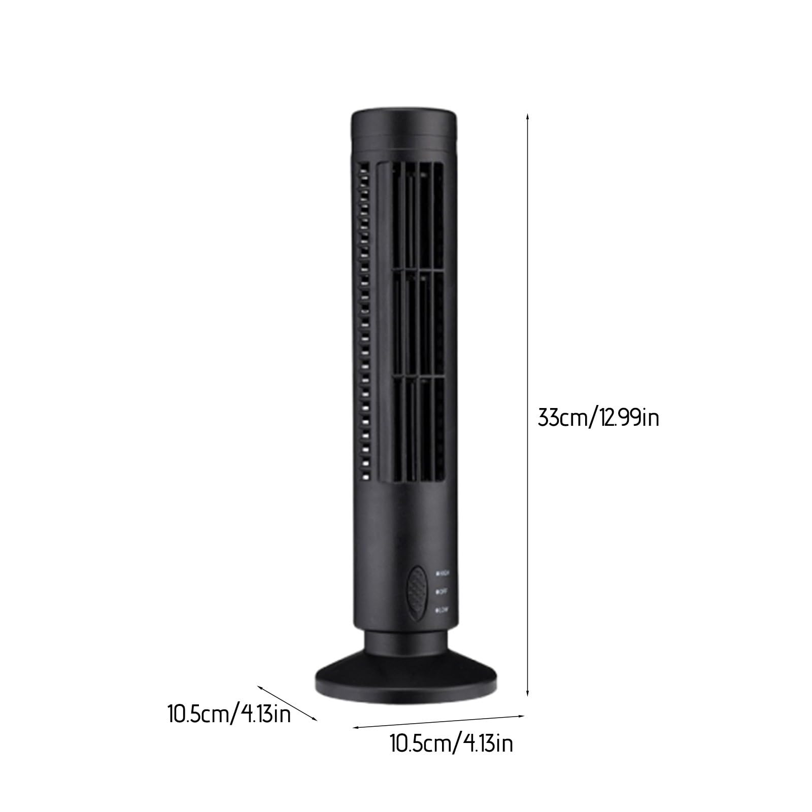 Xihbxyly 2024 Summer Tower Fan, With Two Speeds Simulates Natural Wind,Cool Portable Energy Saving Low Noise Suitable For Home Offices And Bedrooms(Black)