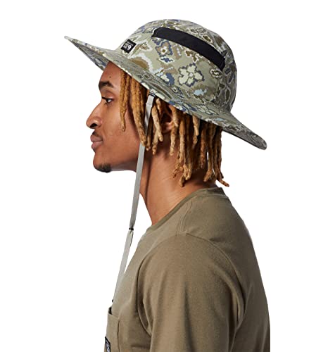 Mountain Hardwear Stryder Sun Hat, Mantis Green Floral, One Size