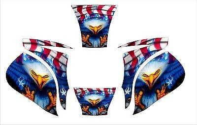 Miller Elite Welding Helmet WRAP Decal Sticker Skins - 1D - American Eagle