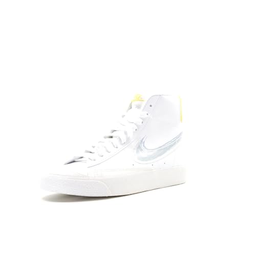 Nike Blazer Mid '77 Big Kids Casual Skate Shoes Da4086-002 (White/Royal Tint/Solar Flare, us_Footwear_Size_System, Big_Kid, Men, Numeric, Medium, Numeric_7)