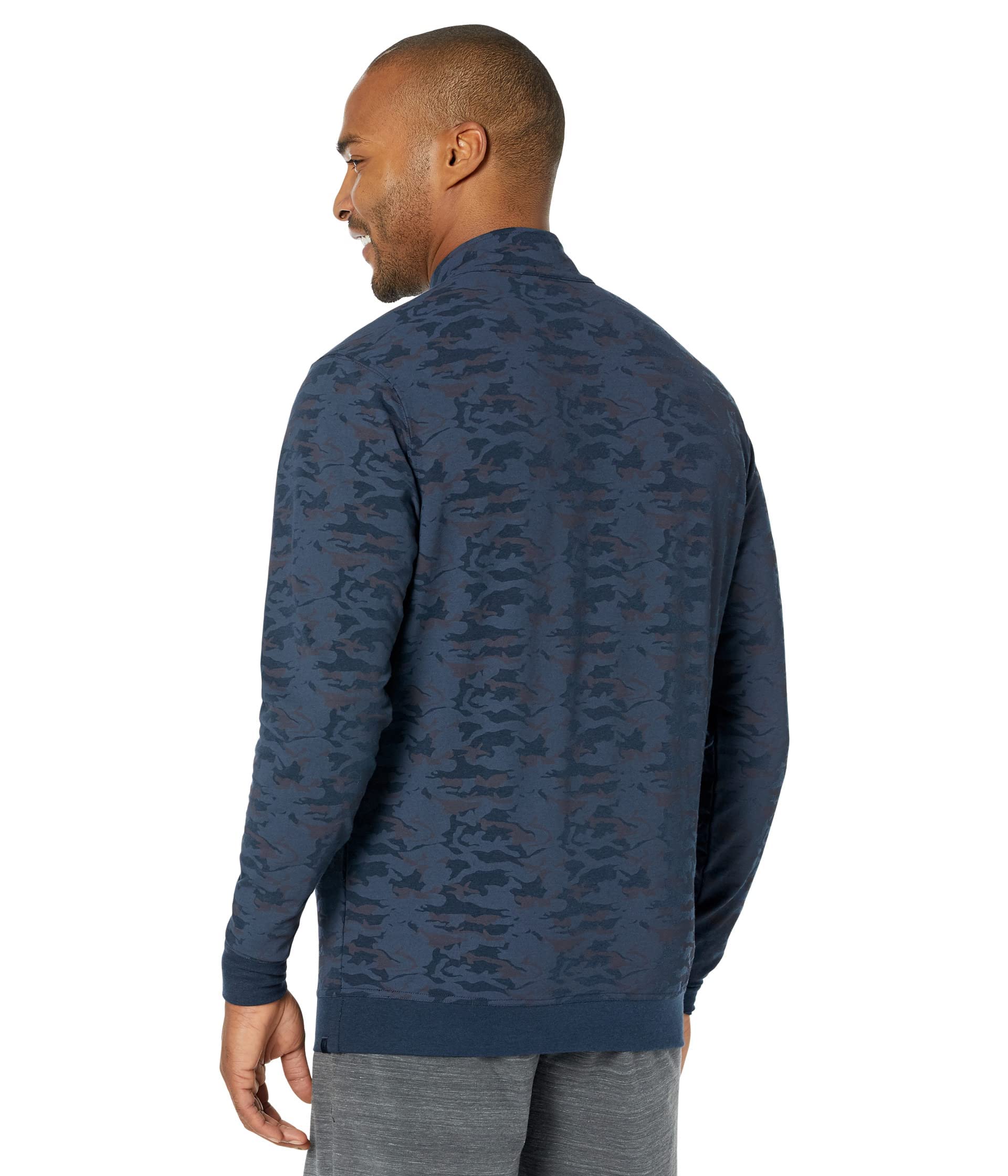 tasc Performance Cloud 1/4 Zip Navy Camo XL