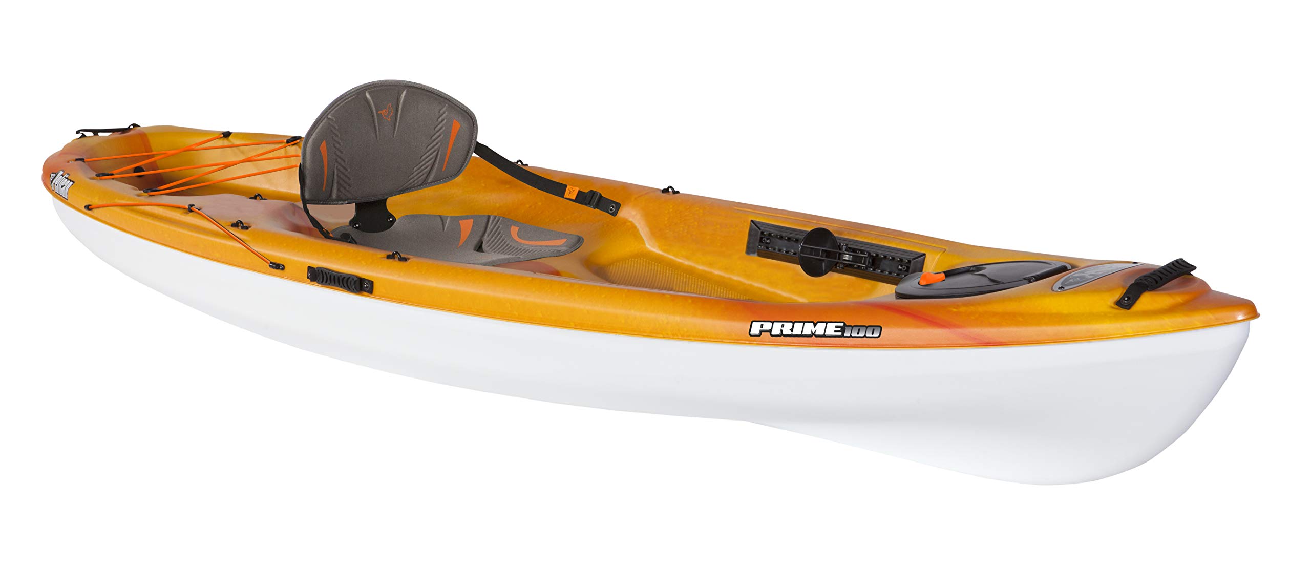 Pelican - Prime 100 Recreational Kayak - Sit-on-Top - Lightweight one Person Kayak - 10 ft