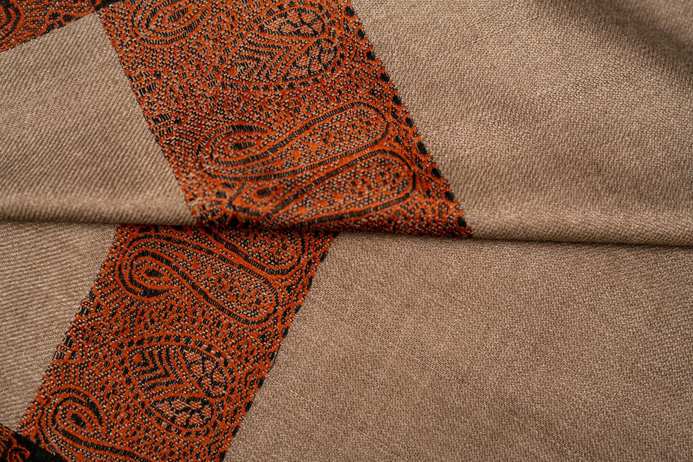 Om Shanti Crafts Meditation Shawl or Meditation Blanket, Wool Shawl/Wrap, Oversize Scarf/Stole. Indian Blanket. Unisex