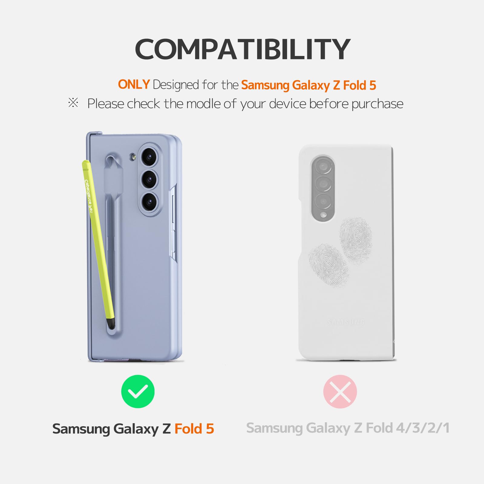 NINKI Compatible Samsung Galaxy Z Fold 5 Case with S Pen Holder & Green S Pen,Hinge Protection Case for Samsung Z Fold 5 Case Screen Protector,Samsung Z Fold 5 5g Case Galaxy Fold 5 5g Phone Case Blue