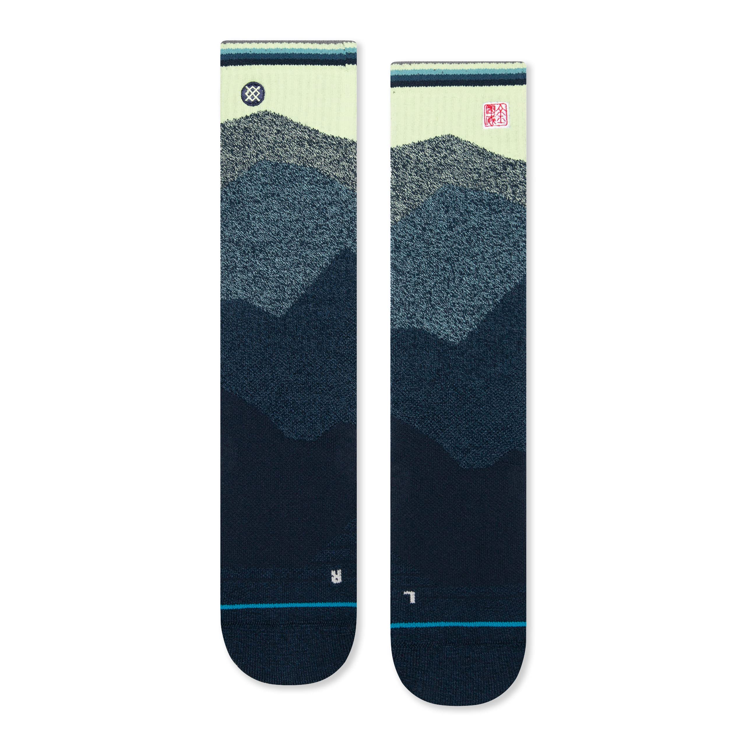 Stance 4 Peaks Hiking Crew Navy LG (US Men's Shoe 9-13, Women's Shoe 11-14)