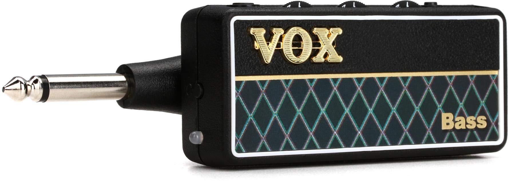 Vox amPlug 2 Bass Headphone Guitar Amp Bundle with 2834 Super Slinky Nickel Wound Electric Bass Guitar Strings - .045-.100