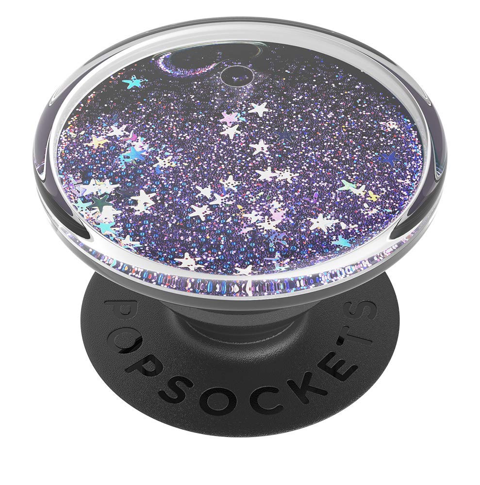 PopSockets Phone Grip with Expanding Kickstand, PopSockets for Phone, Tidepool PopGrip - Galaxy Purple