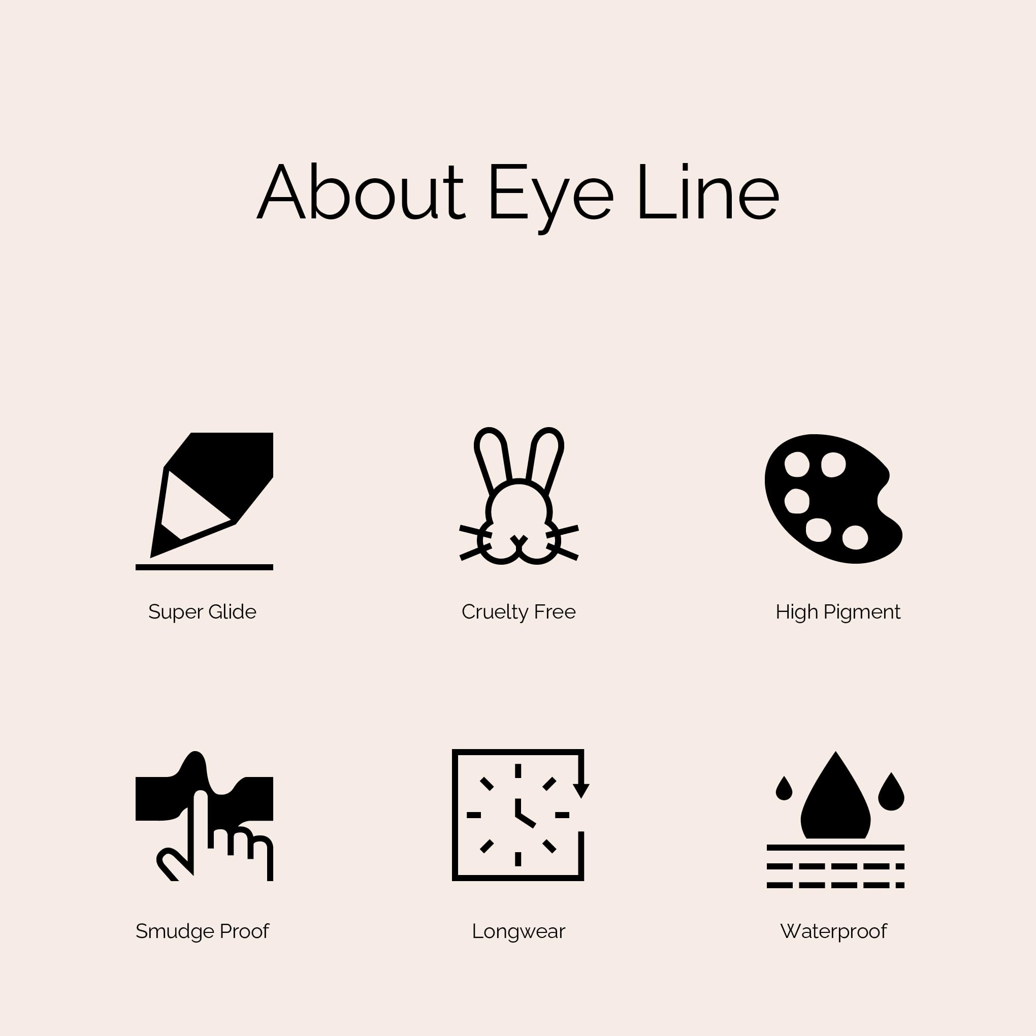 OFIR Eye Line Waterproof Eye Pencil | Vegan | Waterproof | Creamy Gel | Full-Coverage Finish (Ink - Black)