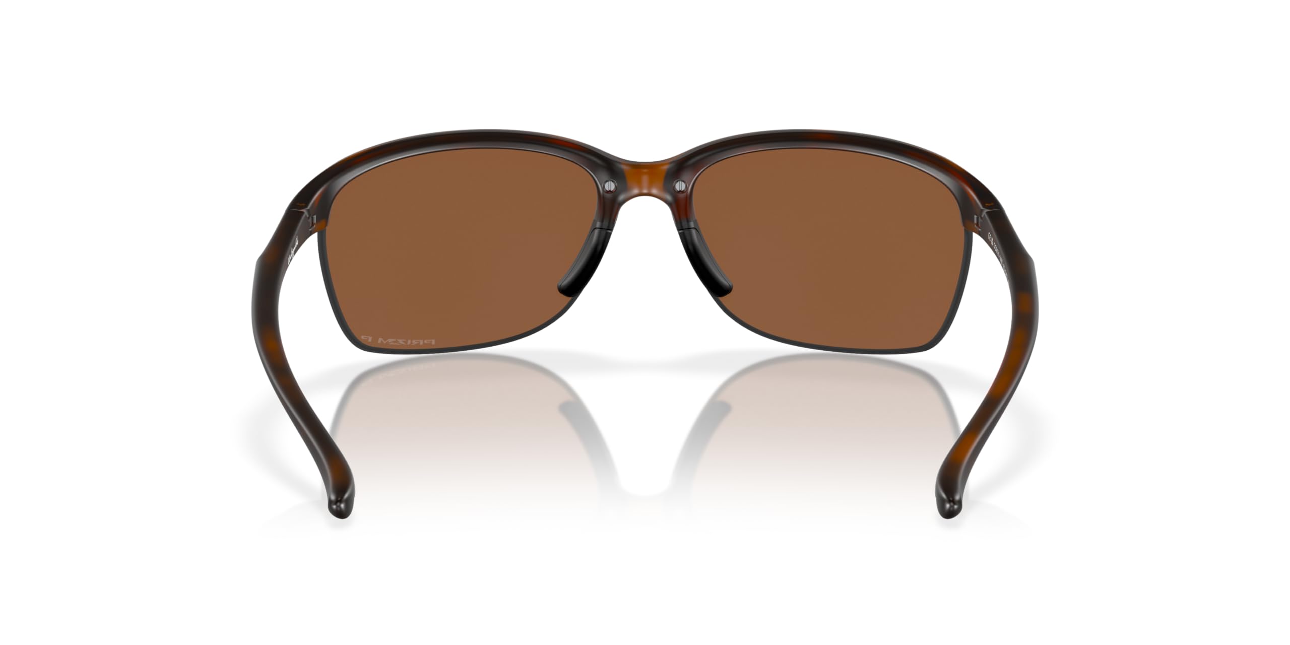 Oakley Women's Oo9191 Unstoppable Rectangular Sunglasses, Matte Brown Tortoise/Prizm Tungsten Polarized, 65 mm