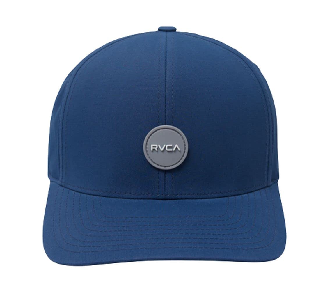 RVCA Mens Flexfit Hats - Seasons Flexfit (Black, Small/Medium)