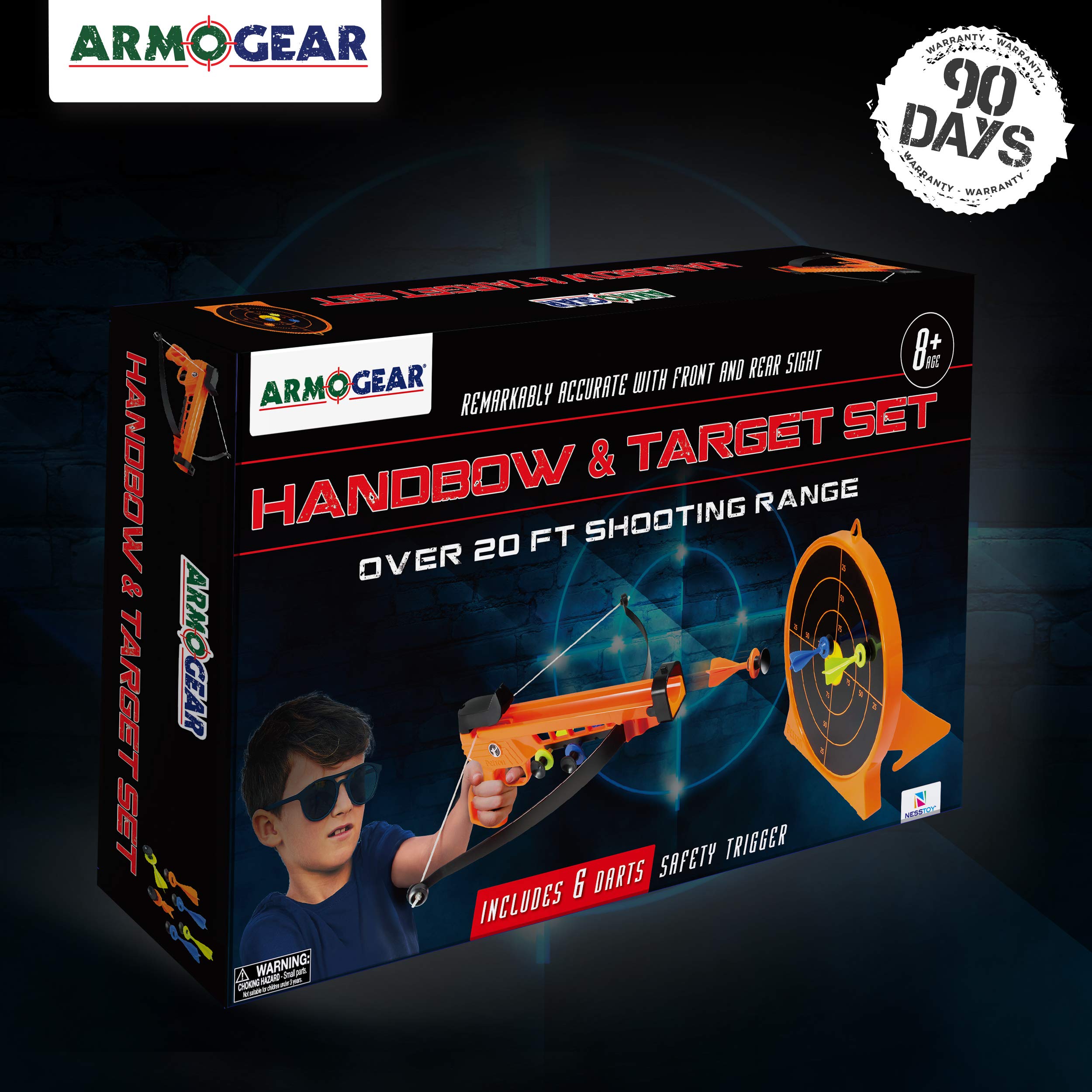 Replacement Arrows for ArmoGear Kids Archery Bow & Arrow Set – Includes 6 Safe & Sturdy Darts with Suction Cups, Great with Kidzlane Archery Set for Kids.