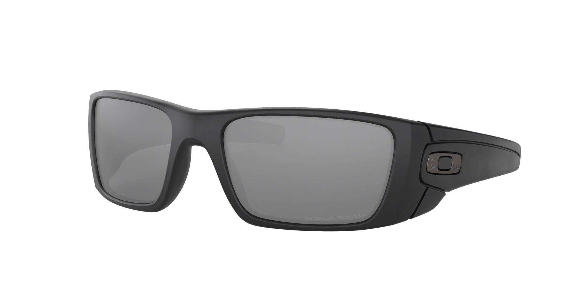 Oakley Men's OO9096 Fuel Cell Rectangular Sunglasses, Matte Black/Black Iridium, 60 mm