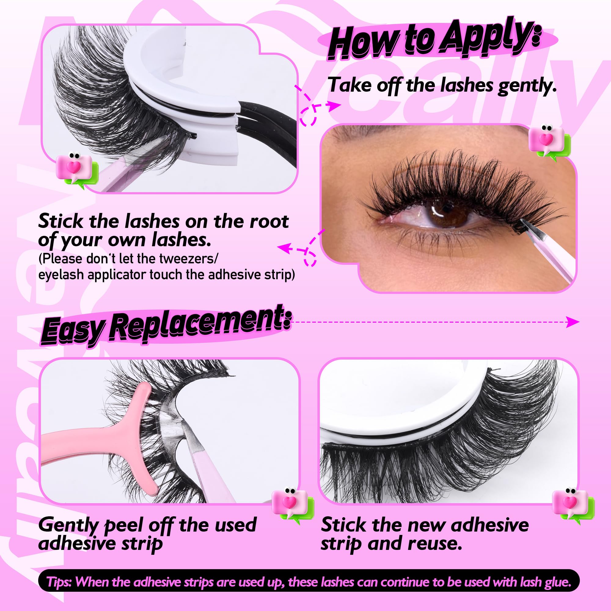 Newcally False Eyelashes 20MM Dramatic Faux Mink Lashes Pack Wispy Long Fake Eyelashes Thick Volume Fluffy Strip Eye Lashes 12 Pairs Multipack