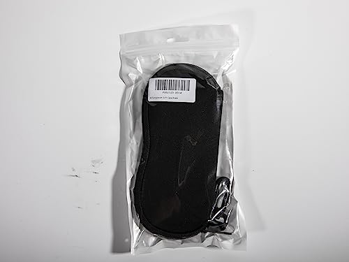 MoKo Eyeglass Soft Case, Zippered Neoprene Sunglasses Pouch with Clip for Men Women - Black
