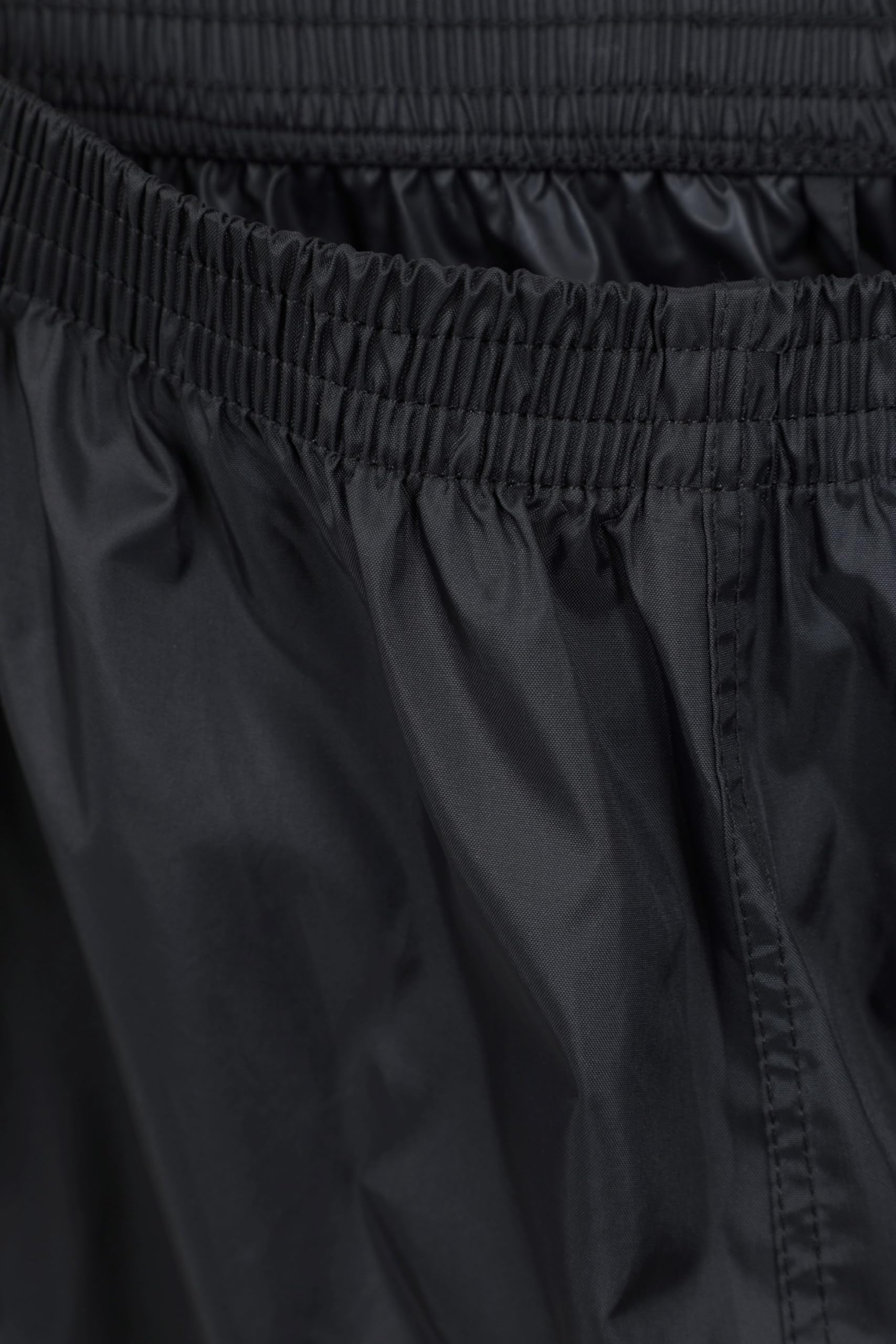 Mountain Warehouse Pakka Womens Waterproof Rain Over Pants - Packaway Bag Black 8