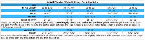 O'Neill Reactor Toddler Shorty Wetsuit Youth 2 Graphite/Cool Grey (5127B)