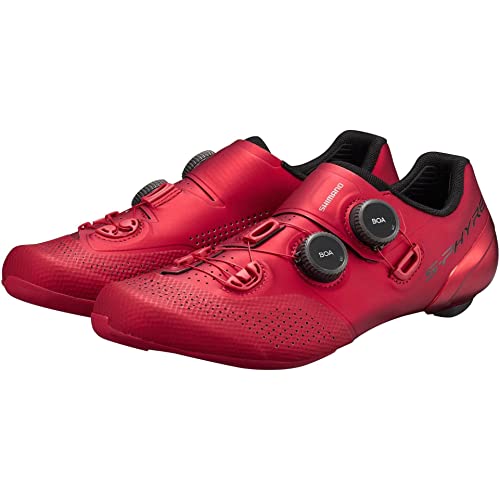 SHIMANO S-PHYRE RC9 (RC902) SPD-SL Shoes, Red, Size 44