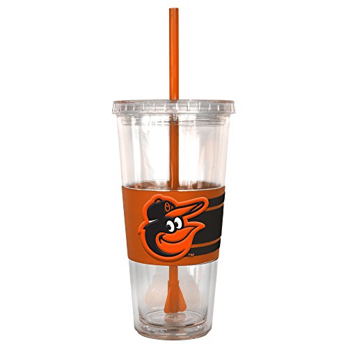 MLB Baltimore Orioles Hype Straw Tumbler, 22-ounce