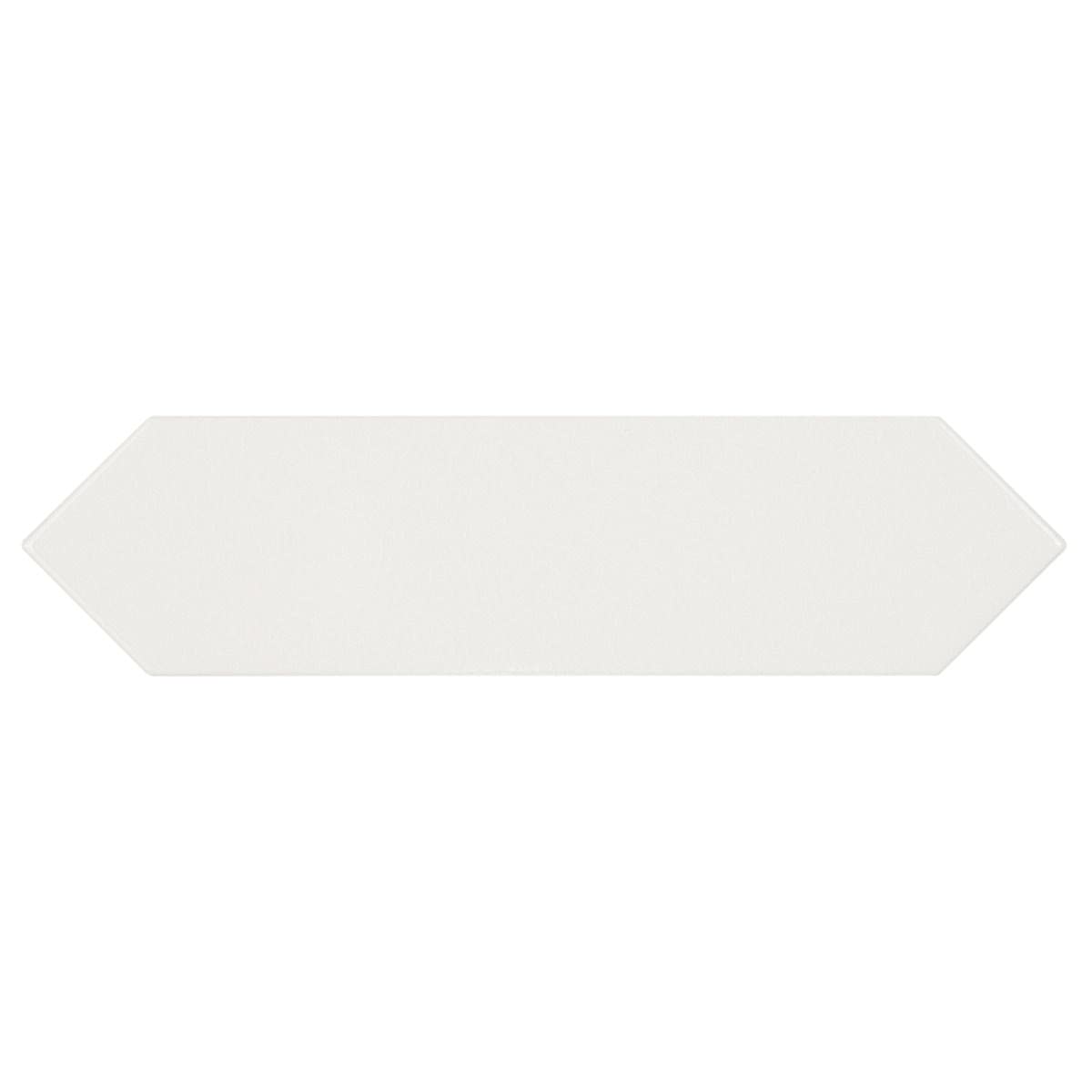 Saloni White 2.95 in. x 11.81 in. Polished Ceramic Backsplash, Kitchen, Bathroom Wall Tile (28 Pieces 5.91 Sq. Ft. / Case)