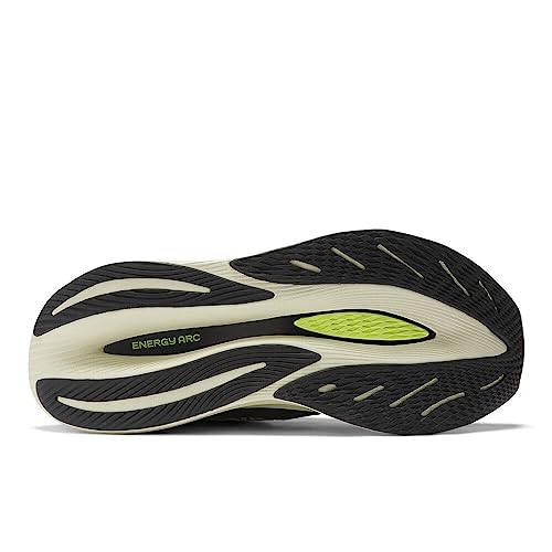 New Balance Men's FuelCell SuperComp Trainer V2 Running Shoe, Black/Thirty Watt, 10.5