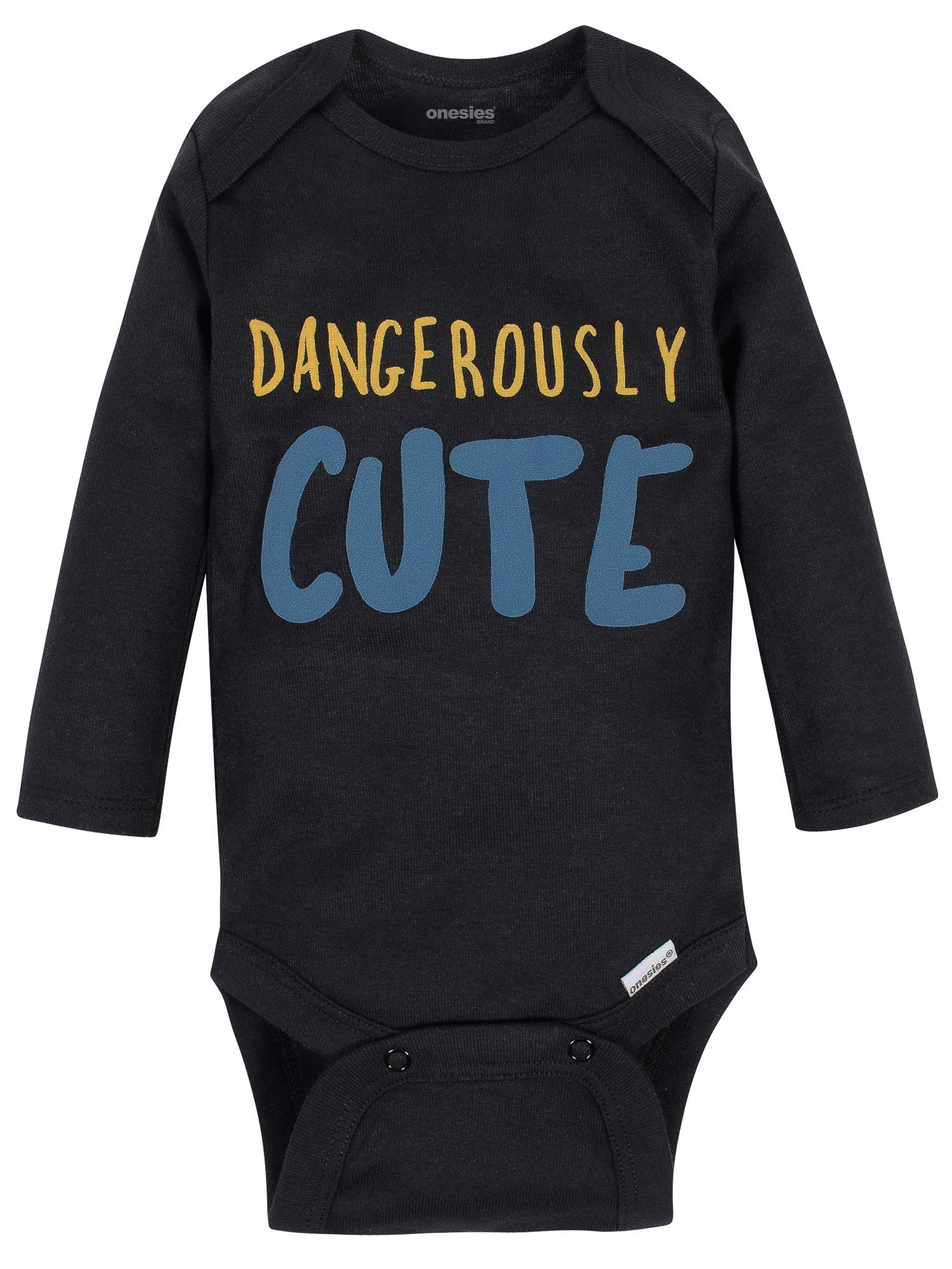 Onesies BrandUnisex Baby6-Pack Long Sleeve BodysuitsTiger Blue12 Months
