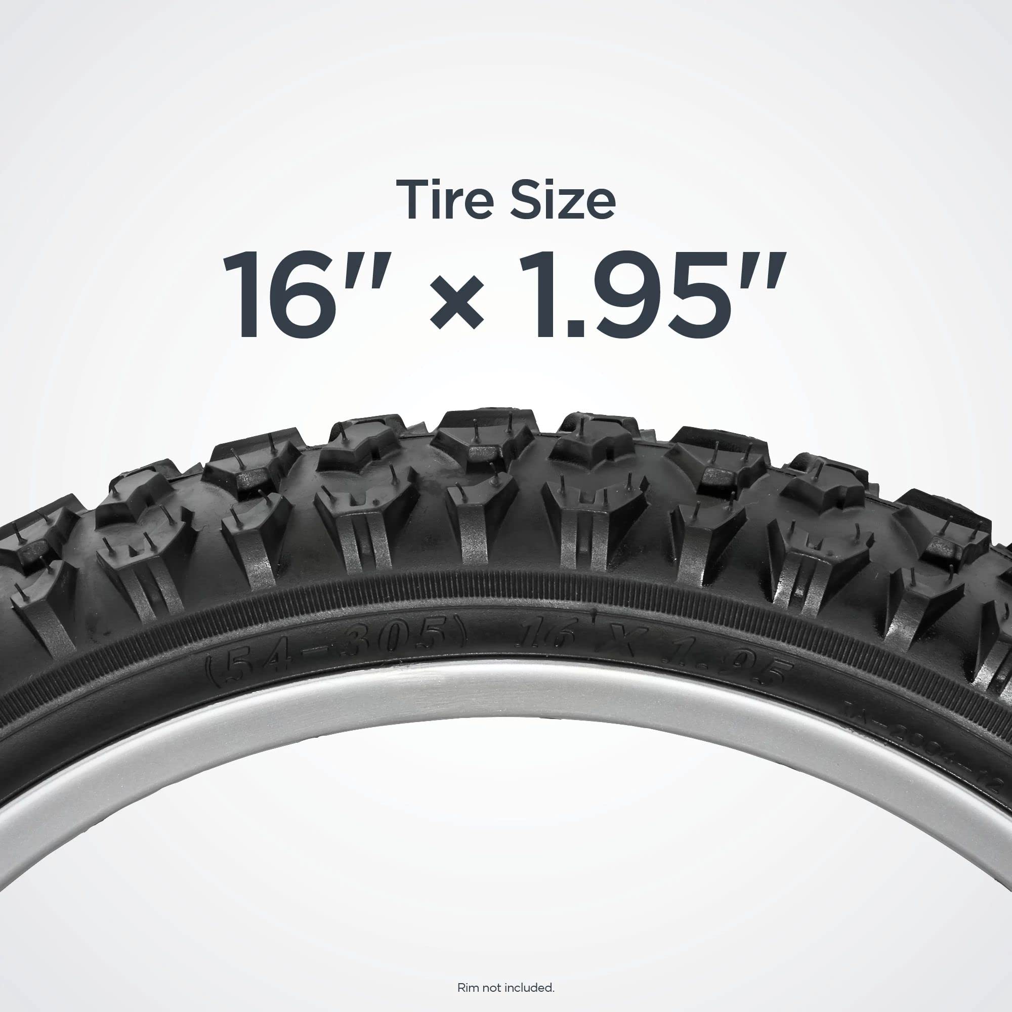 Schwinn Replacement Bike Tire, 27.5" x 2.10" Mountain Bike Tire, High Traction Knobs, Puncture Guard, Fits Internal Rim Widths 19mm-29mm, PSI Range 35 to 65