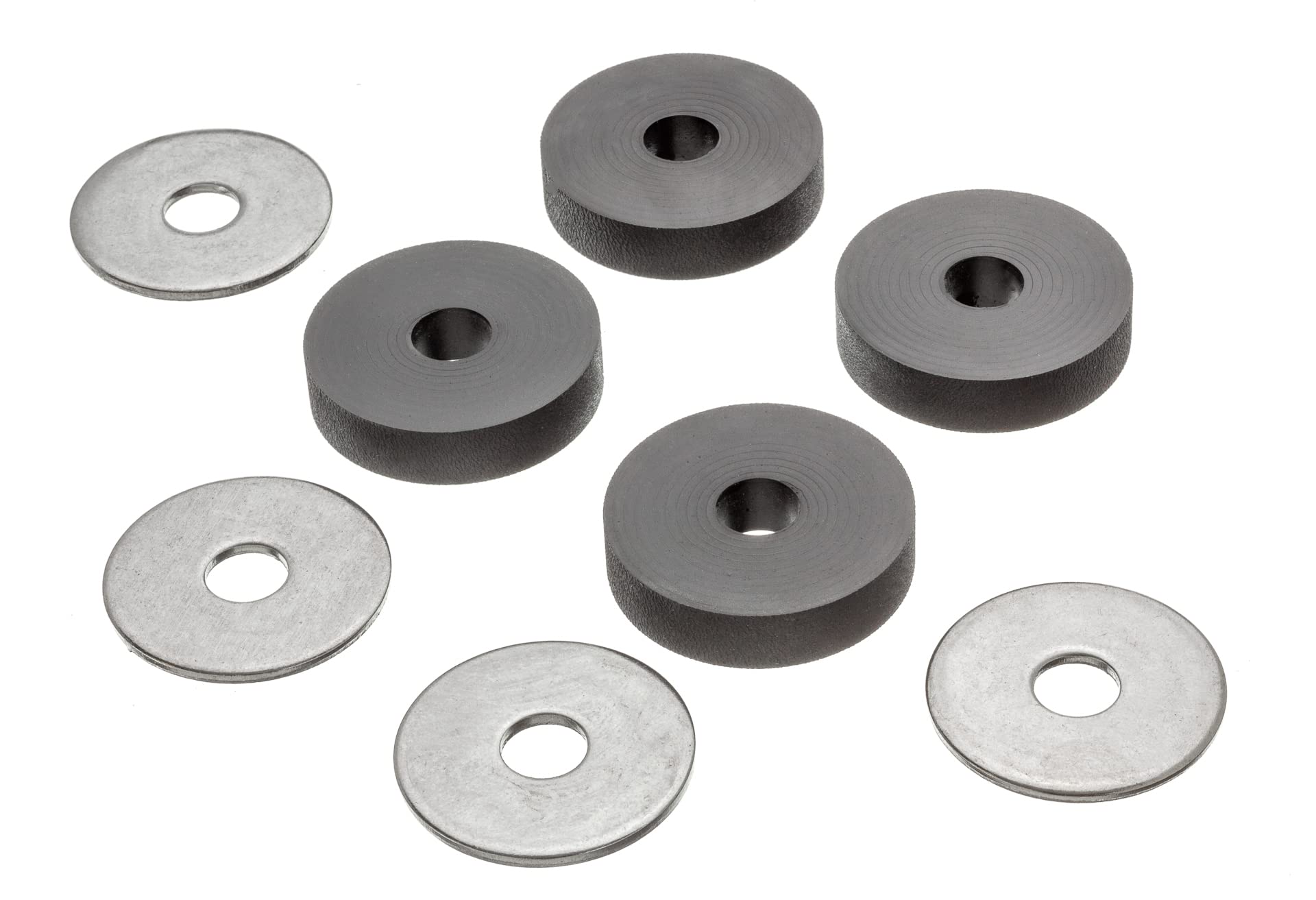 MotorGuide 8M4000873 Trolling Motor Mounting Kit β for Bow-Mount Brackets β Set of 4 Screws, Washers, Rubber Washers & Nuts
