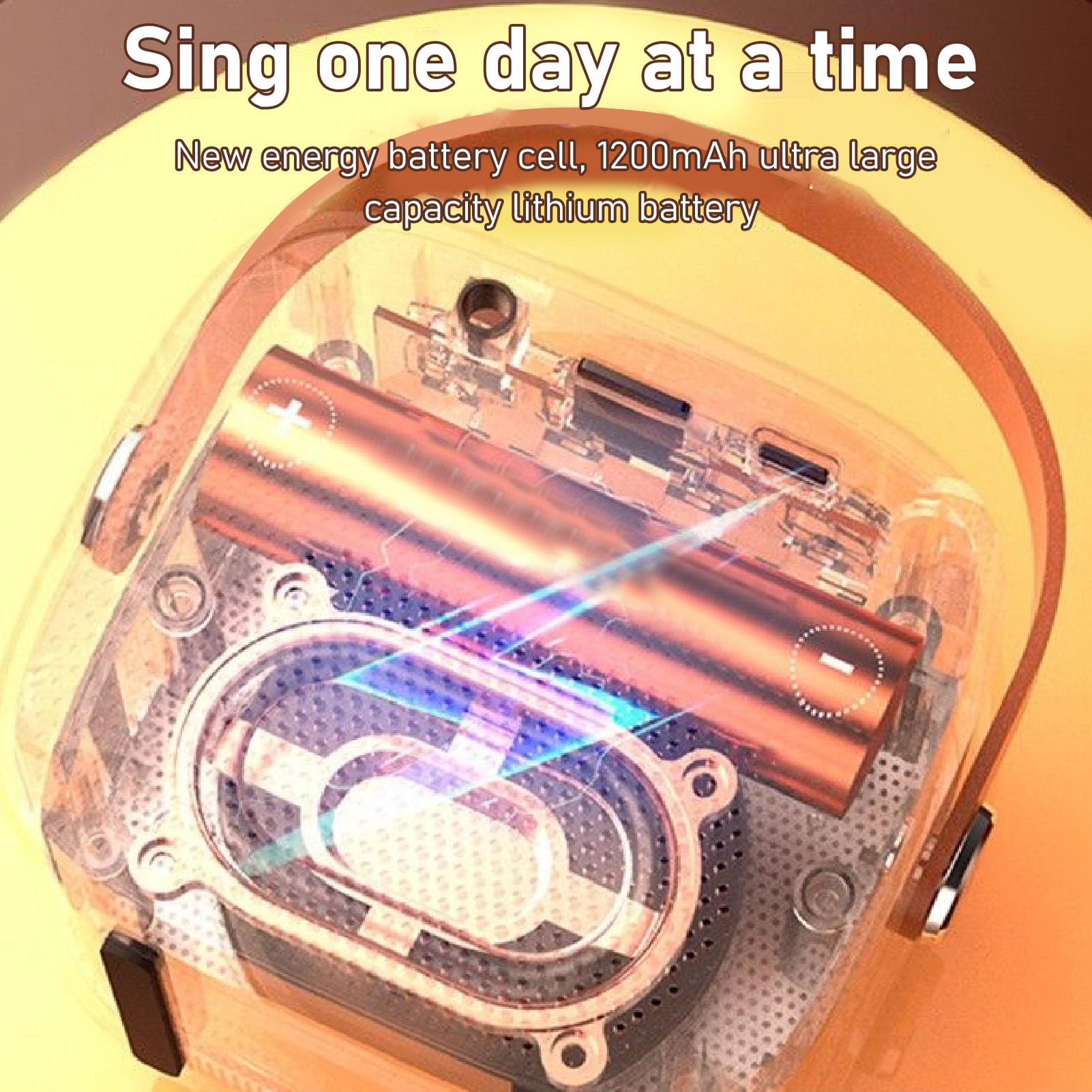 Portable Speaker, Heavy Bass Reverb Sound Function Multifunctional Karaoke Machine Stereo Sound Voice Change Effect for Home KTV (#3)