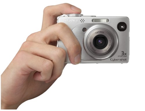 Sony Cybershot DSCW1 5MP Digital Camera with 3x Optical Zoom