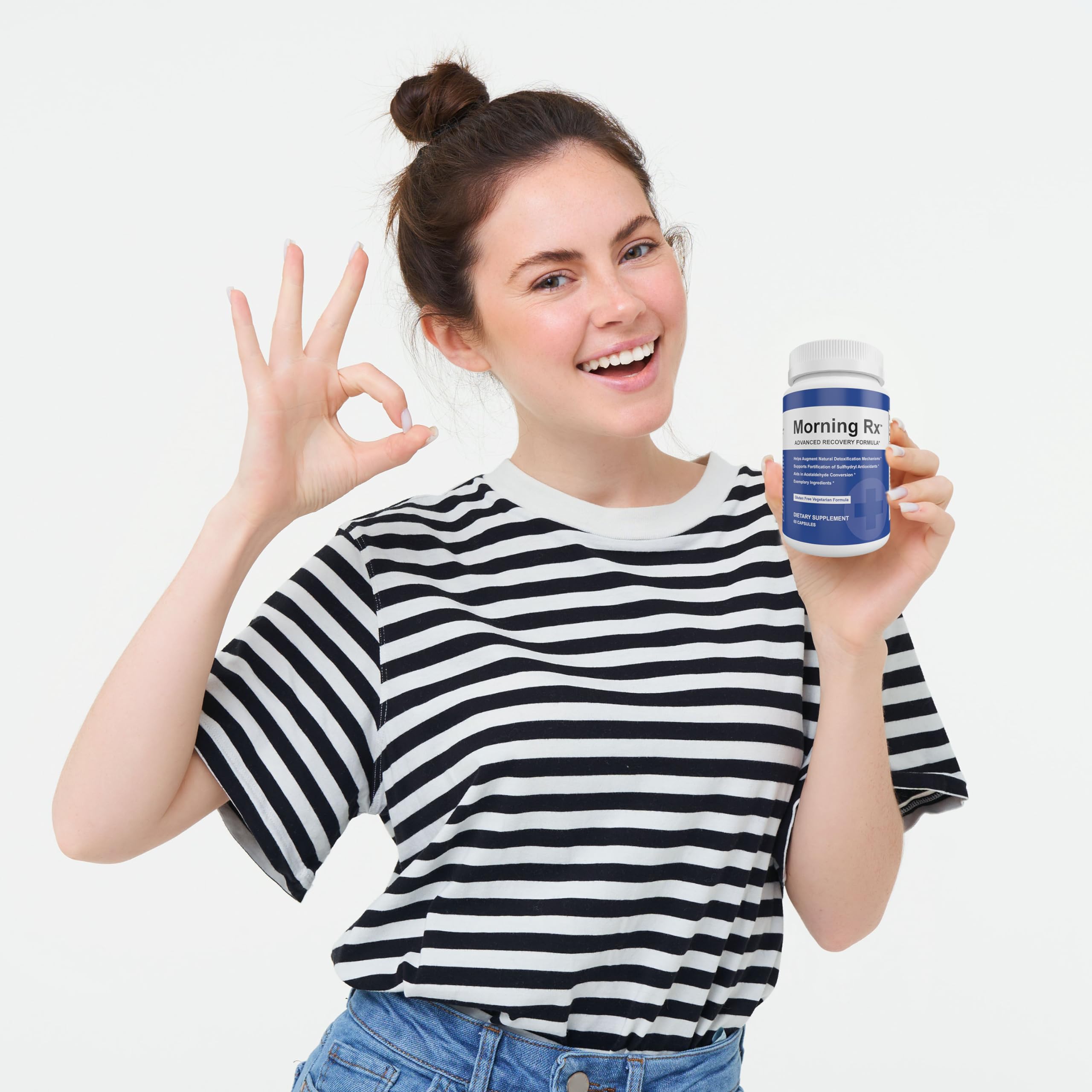 Morning RX - Post Party Pills for Better Mornings 60 Caps, Dehydration Supplement - Vitamins, Electrolytes, Magnesium, Potassium, Zinc - No Gluten, Caffeine or Hocus Pocus - Why Suffer After Drinking?