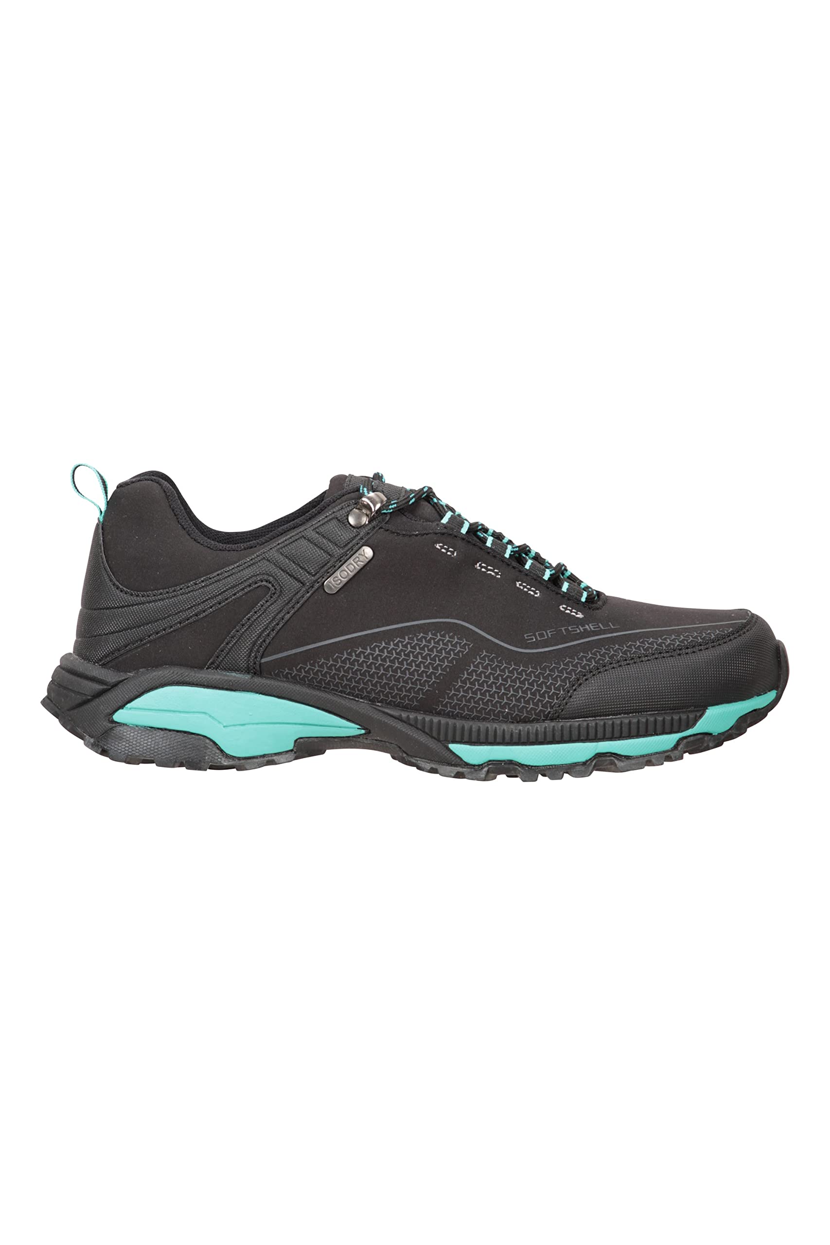 Mountain Warehouse Collie Womens Waterproof Hiking Shoes Walking Sneakers Black Womens Shoe Size 7 US