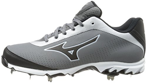 Mizuno Men's Vapor Elite 7 Low-M, Grey/Black, 14 M US