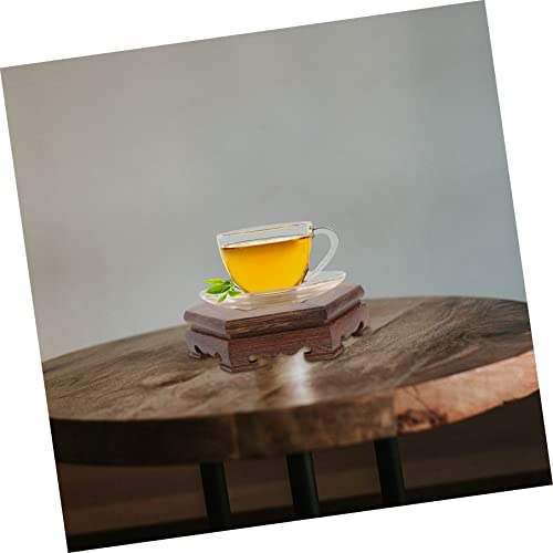 Yardwe 1pc Tank Flower Modern Desktop Vintage Stand Riser Artware Ball Bowl Aquarium Shelf Plant Cm Globe Tabletop Tray Platform Yard Sphere Room Garden Bonsai Display Fish Hexagon Drink
