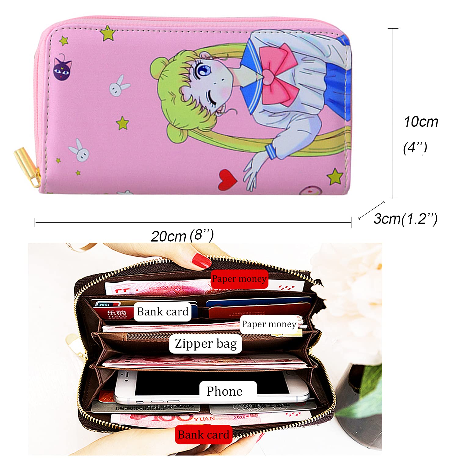Sailor M_oon Wallet Sailor Merchandise Women's Wallet (SM wallet)