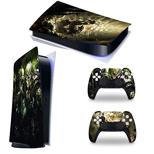 Space War - PS5 Digital Edition Skin Console - PS5 Digital Edition Controller Skin Cover Vinyl Decal Protective