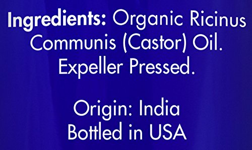 Organic Castor Oil by Zongle, 4 OZ β 100% Pure for Eyelashes, Face, Skin, Belly Button, occasional Constipation, Hair Growth, Eyebrows, Body, Lashes β USDA Certified, Therapeutic Grade