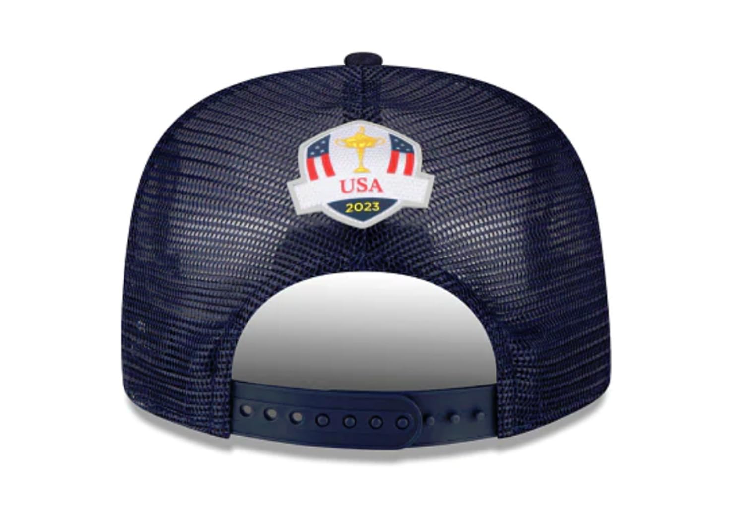 New Era New Men's Gray/Navy 2023 Ryder Cup The Golfer Rope Snapback Hat/Cap