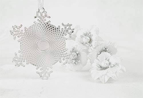 OneBee Snowflakes Custom Personalized Ornaments Christmas Ornaments Snow Flower Home Decoration (Lovely Penguin)