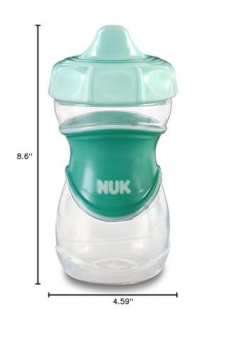 NUK silicone Everlast Sippy Cup, Green, 10oz 1pk