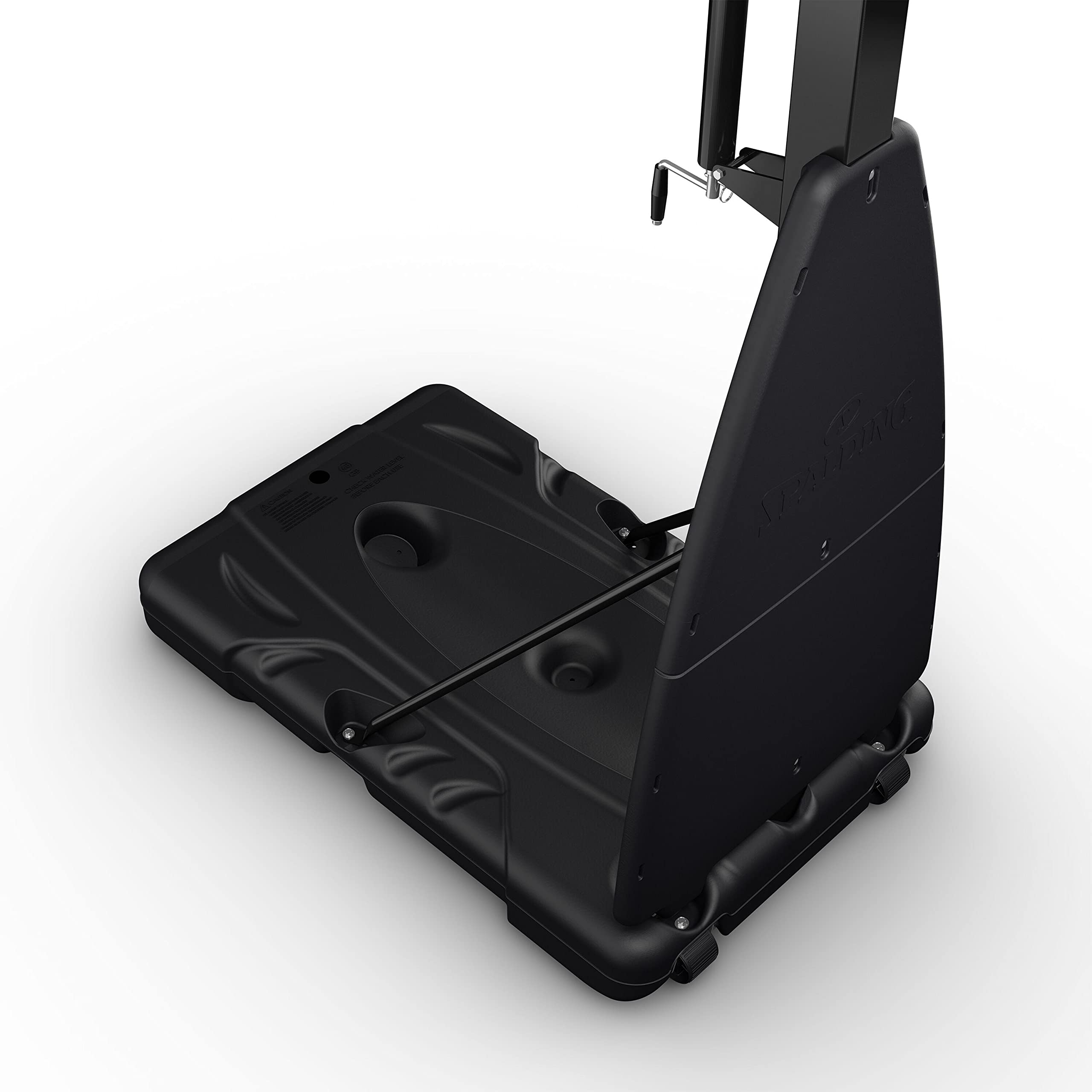 Spalding 54" Tempered Glass Screw Jack Portable Basketball Hoop