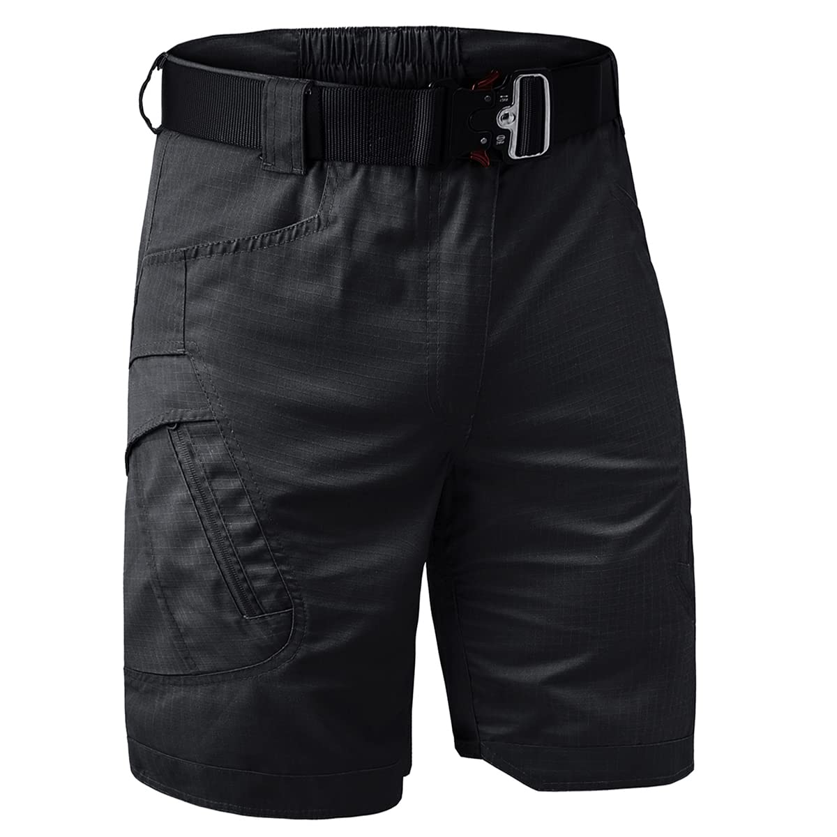 Tactical Men's Shorts Mountain Hiking Cargo Travel Shorts Sun Protection BDU Ripstop Camo Solid Color Workout Short