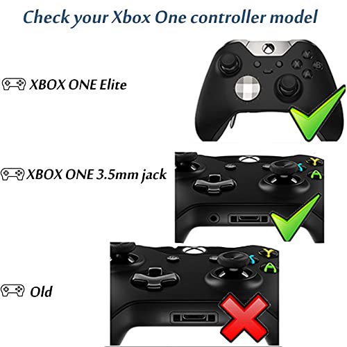 One Controller Button Set,Replacement RB LB RT LT Trigger Buttons Mod Kit for One with 3.5mm Jack Set,18 Controller Colorful Buttons Set ABXY Dpad Triggers Full Buttons Set