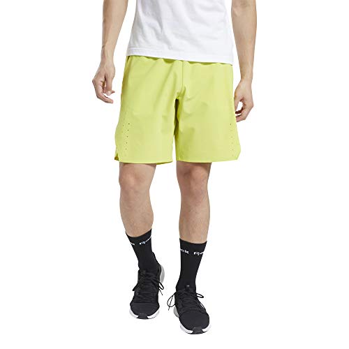Reebok United by Fitness Epic Short, Chartreuse, M