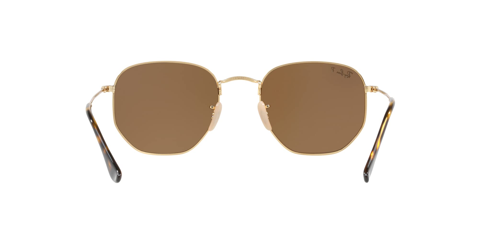 Ray-Ban RB3548N Hexagonal Sunglasses+ Vision Group Accessories Bundle, unisex-adult(Arista/Crystal Green (001),51)