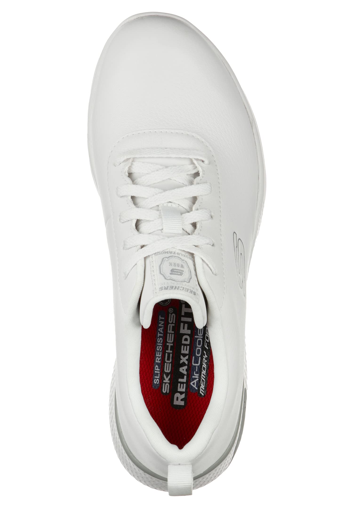 Skechers Women's Sneaker Health Care Professional Shoe, White, 8